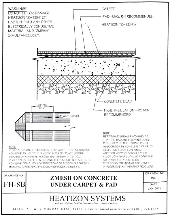 Carpet Installation Detail