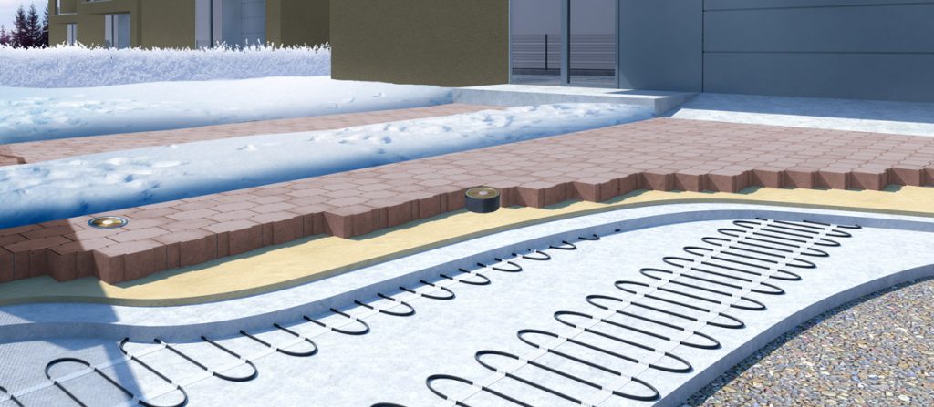 SnowMeltz - Radiant Heating Snow Melting Mat - Heatizon Systems